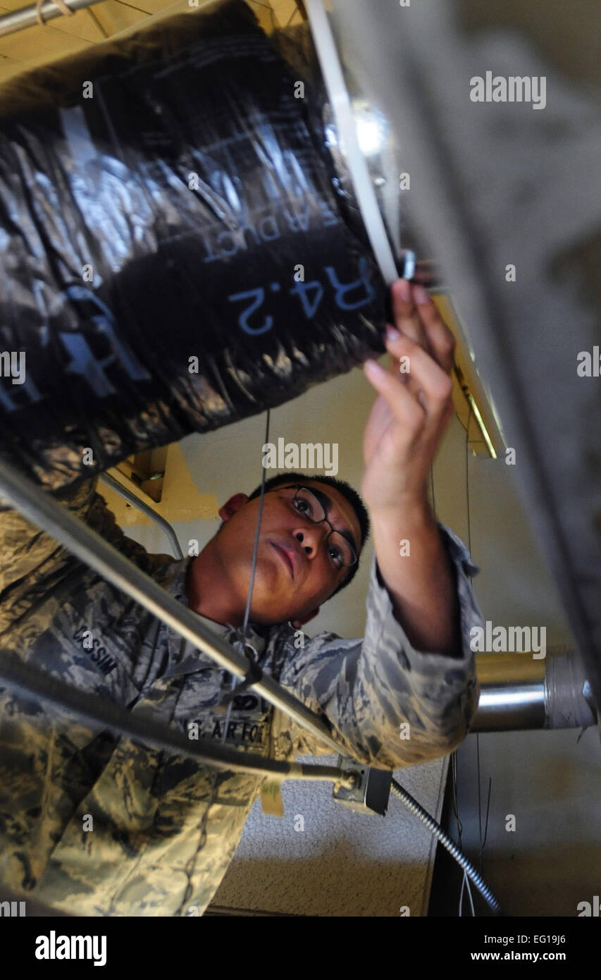 U.S. Air Force Airman 1st Class Mohamed Cassim, a 28th Civil Engineer ...