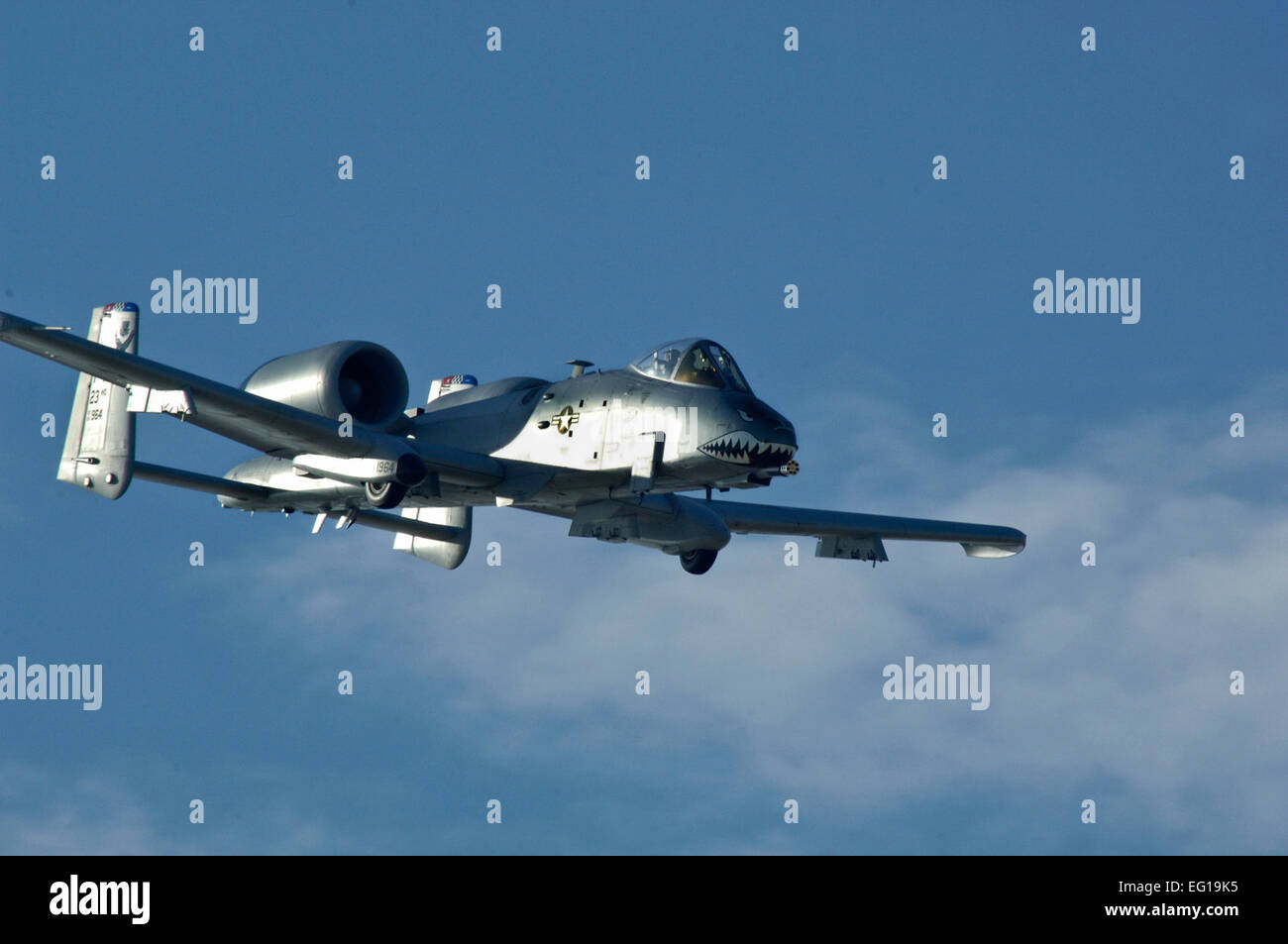 U.S. Air Force Maj. Dylan Thorpe flies an A-10 Thunderbolt II Feb. 1 ...