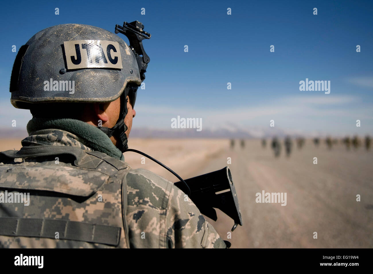 U.S. Air Force Senior Airman Jesse Medrano, a Joint Terminal Air ...