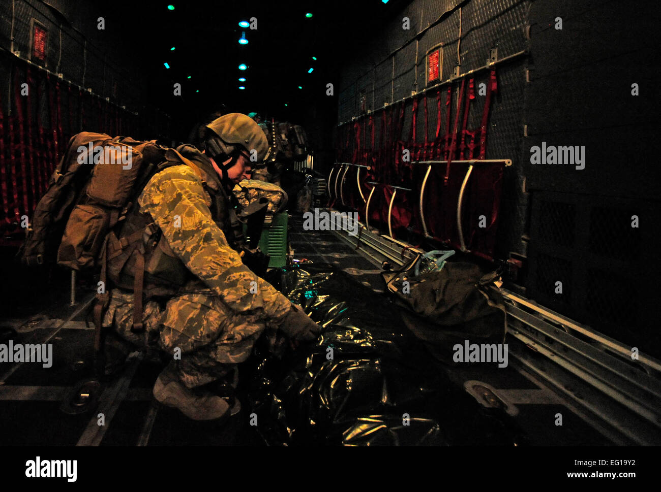 A U.S. Air Force surgical team assigned to the 1st Special Operations ...
