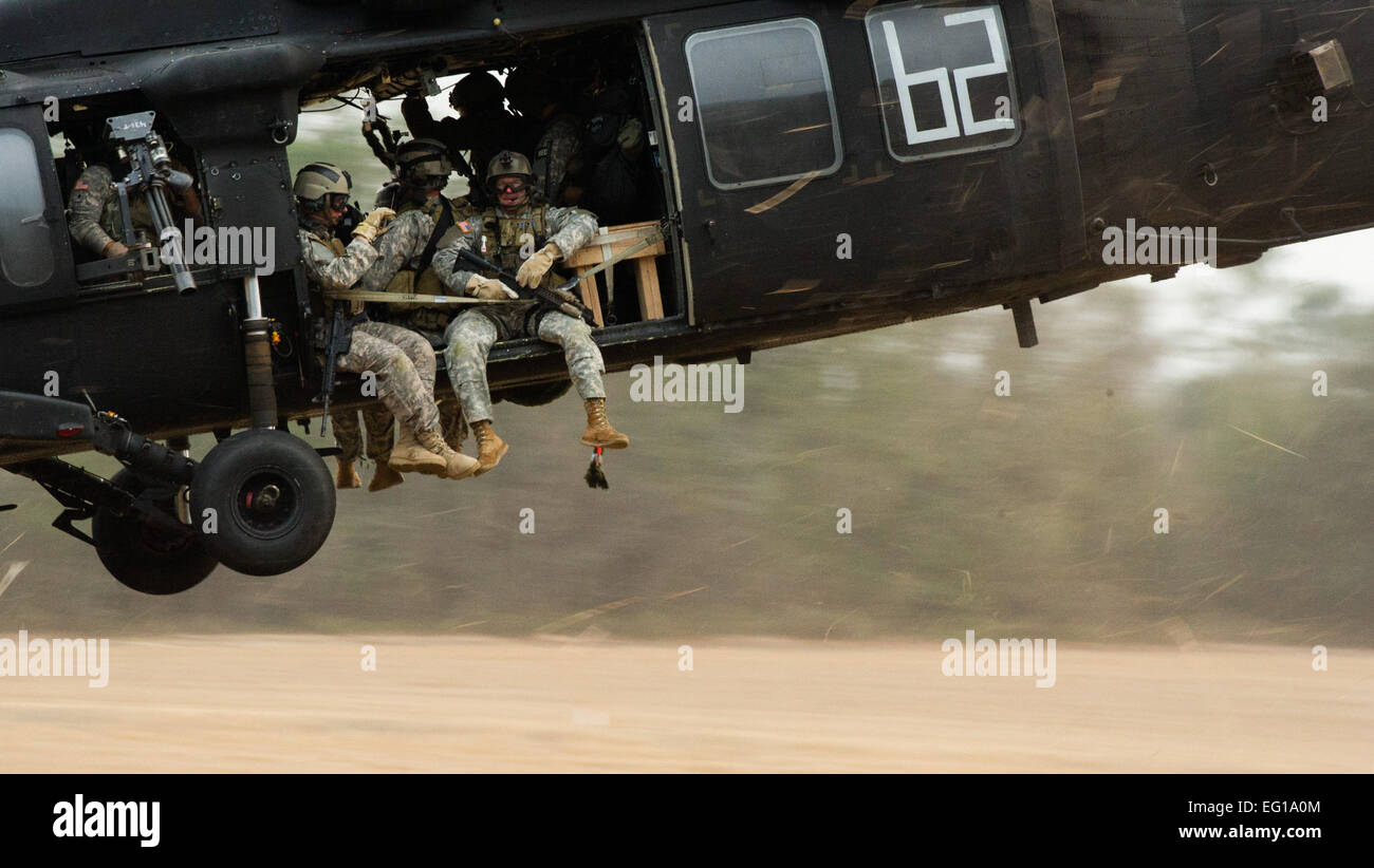 Members of the 4th Battalion, 10th Group, Fort Carson, Colorado perform ...