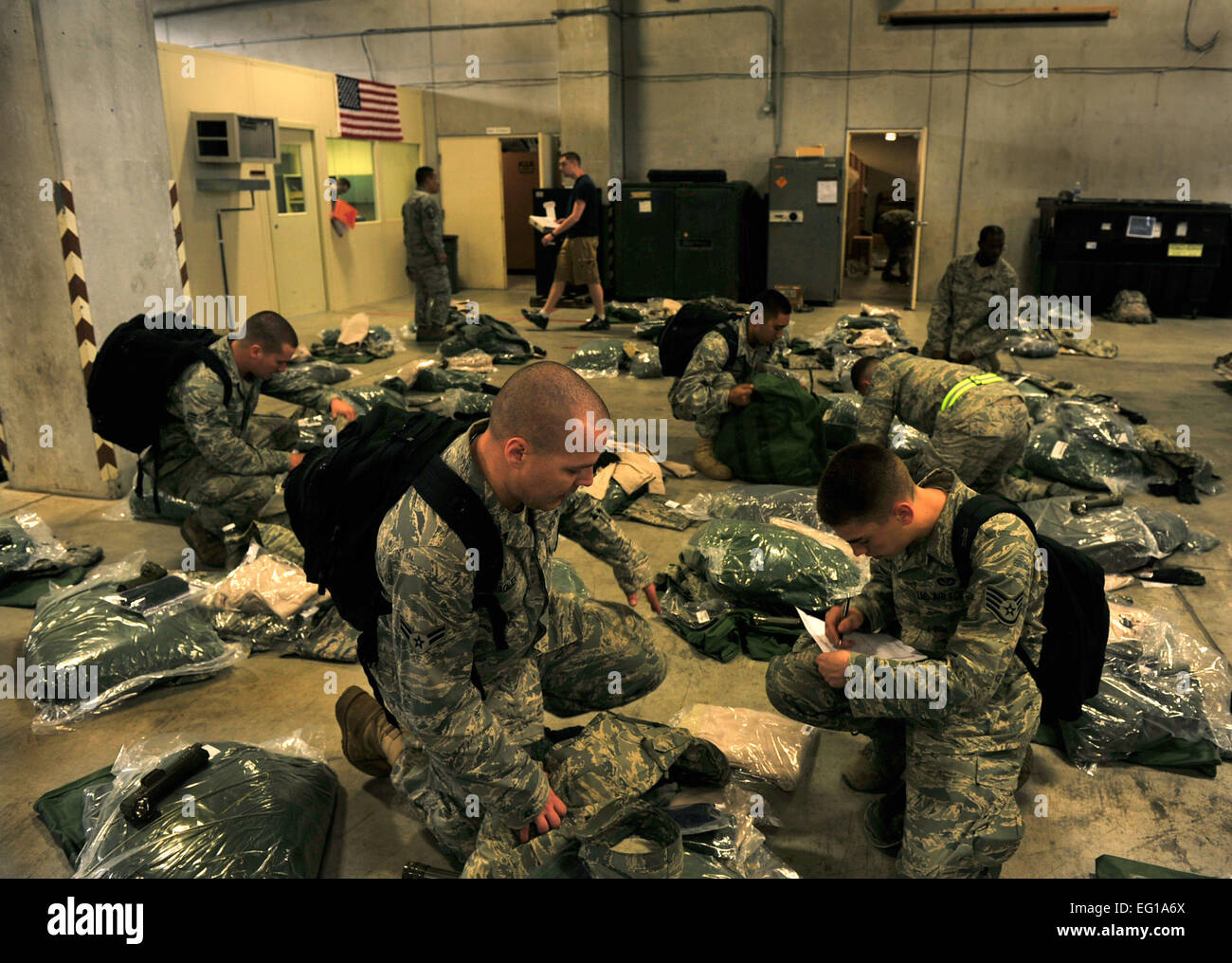 Members of the 18th Civil Engineer Group at Kadena Air Base, Japan, go ...