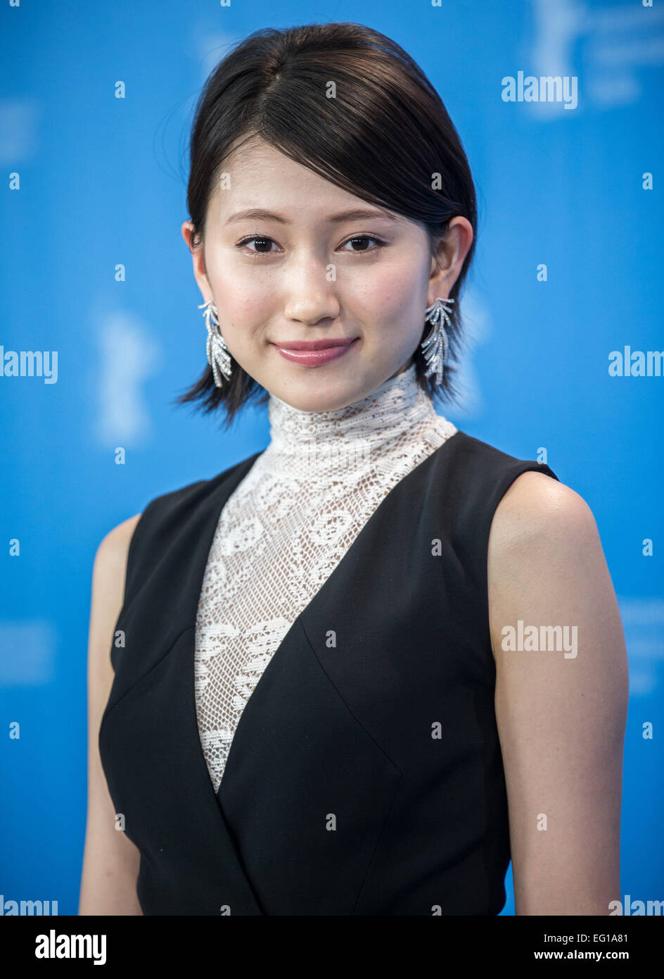 Berlin, Germany. 13th Feb, 2015. Japanese actress Ito Ohno poses during ...