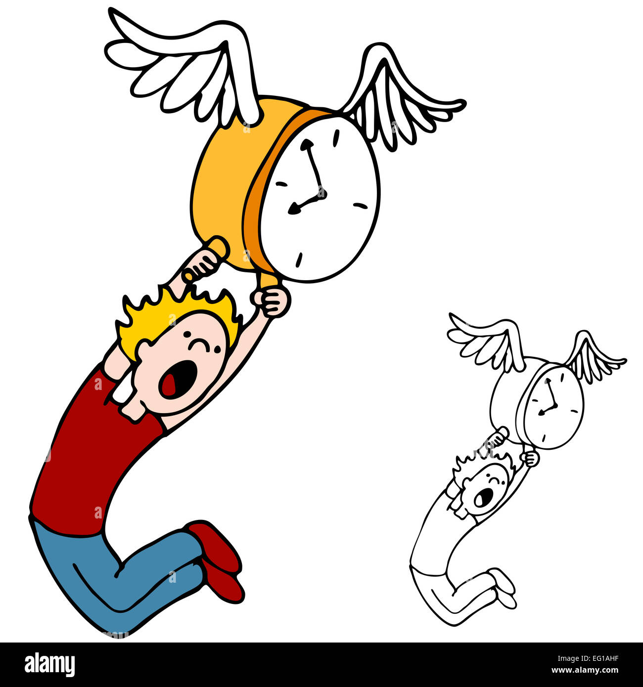 Clock clipart hi-res stock photography and images - Alamy