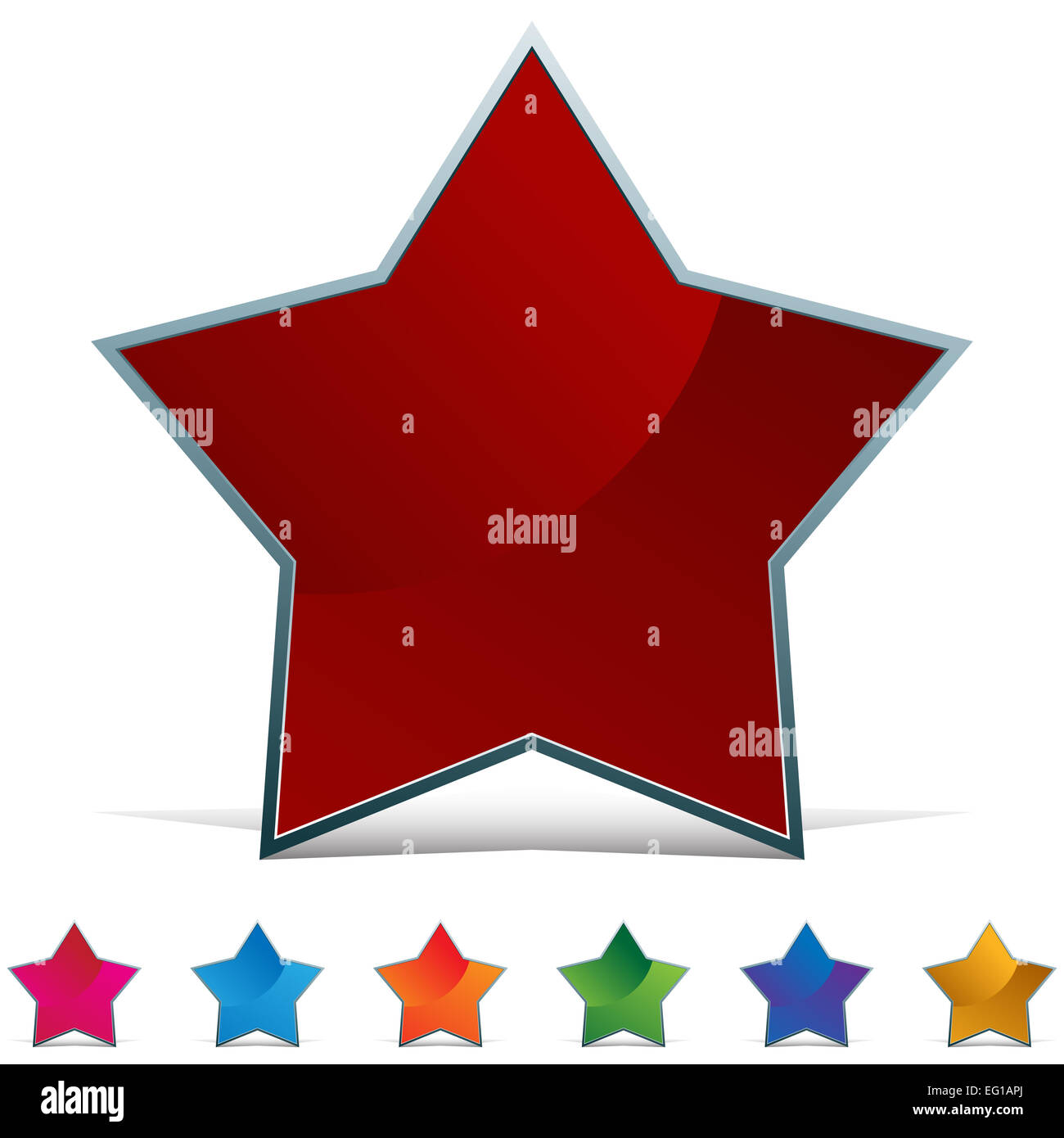 An image of a star web button Stock Photo - Alamy