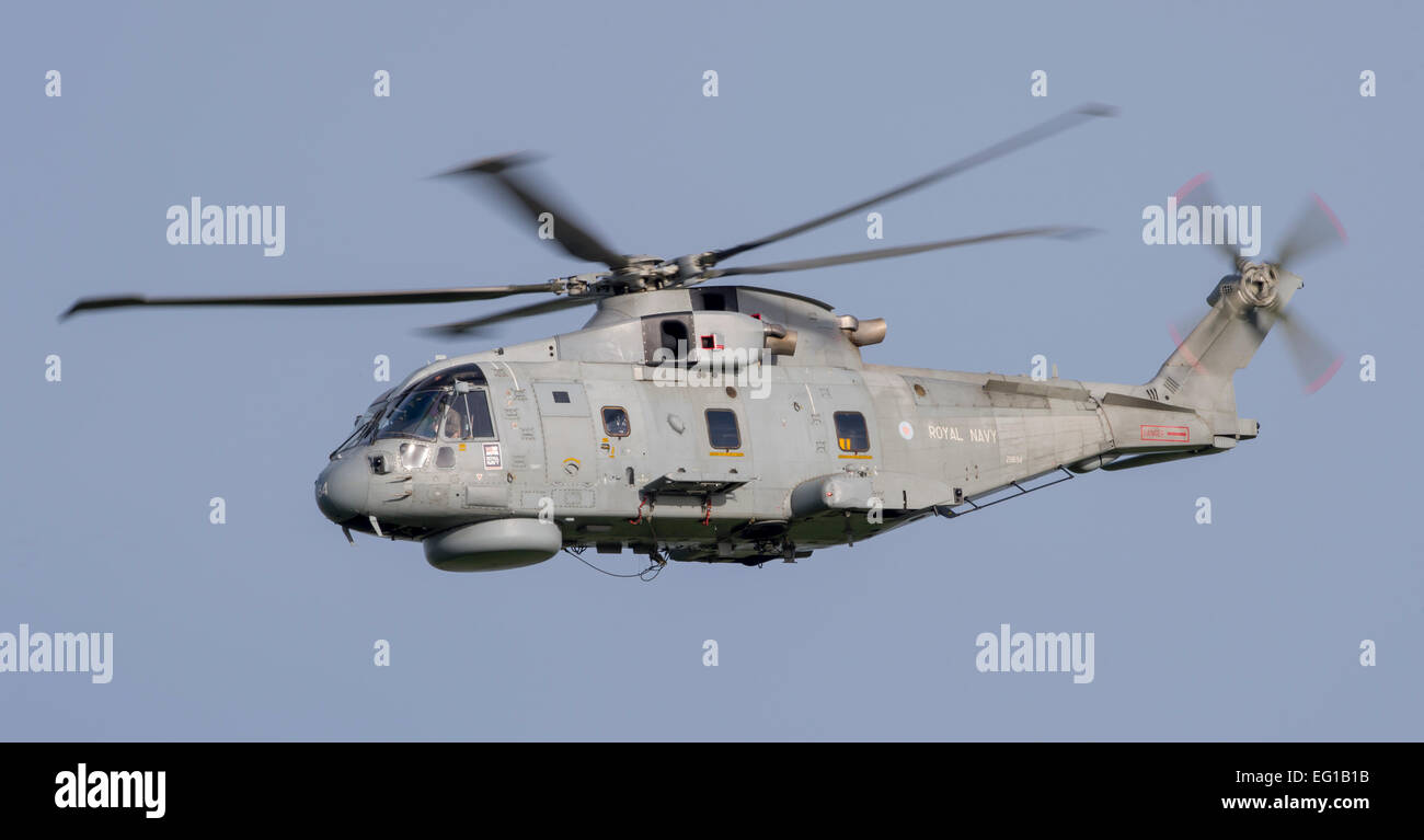 Aw101 eh101 merlin helicopter hi-res stock photography and images - Alamy