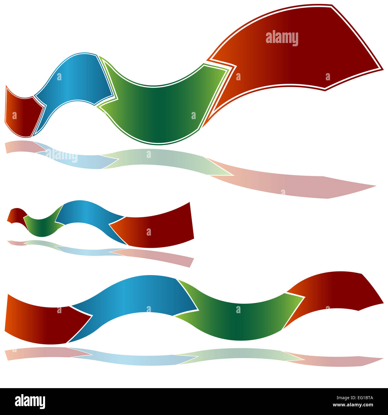 Curving ribbons hi-res stock photography and images - Alamy