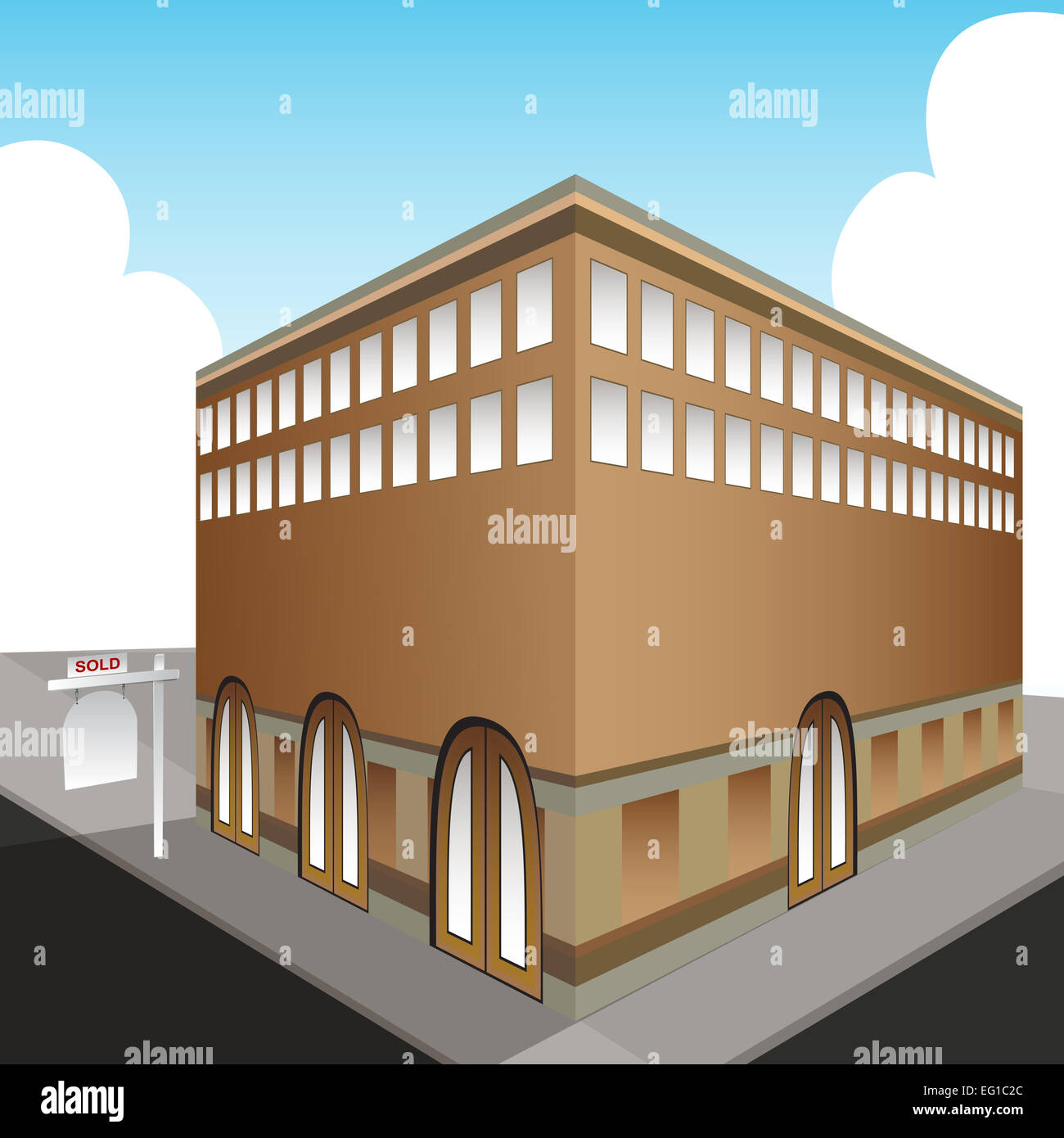 An image of a sold public office building Stock Photo - Alamy