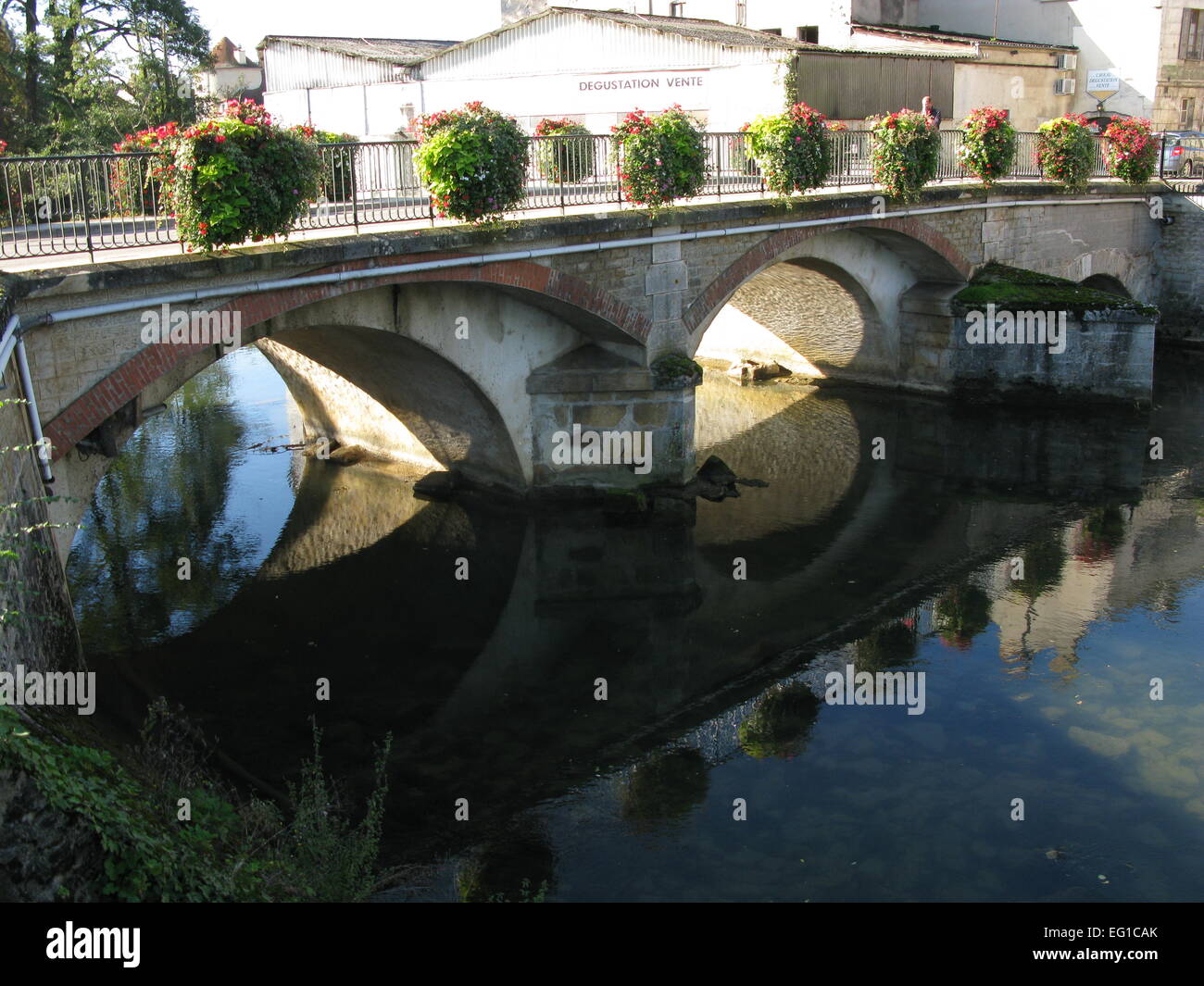 Town of Chablis in Yonne Department in Burgundy Region of France ...
