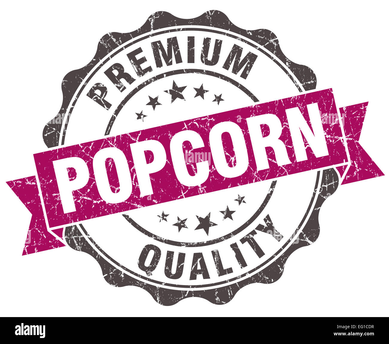 Grunge red premium quality popcorn hi-res stock photography and images ...