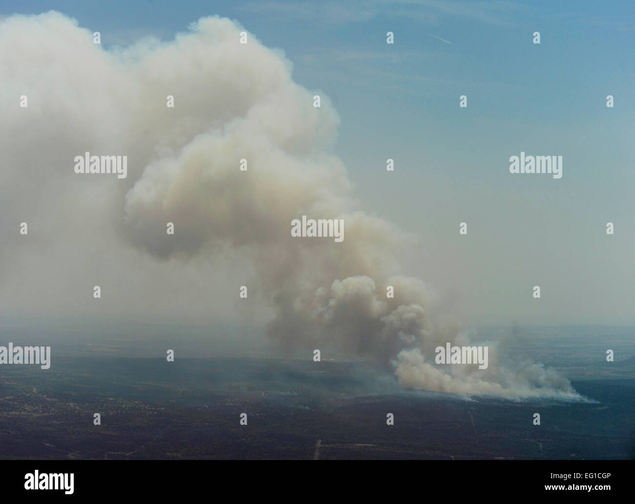 Wildfires burn in various locations across Texas, April 19, 2011. The U ...