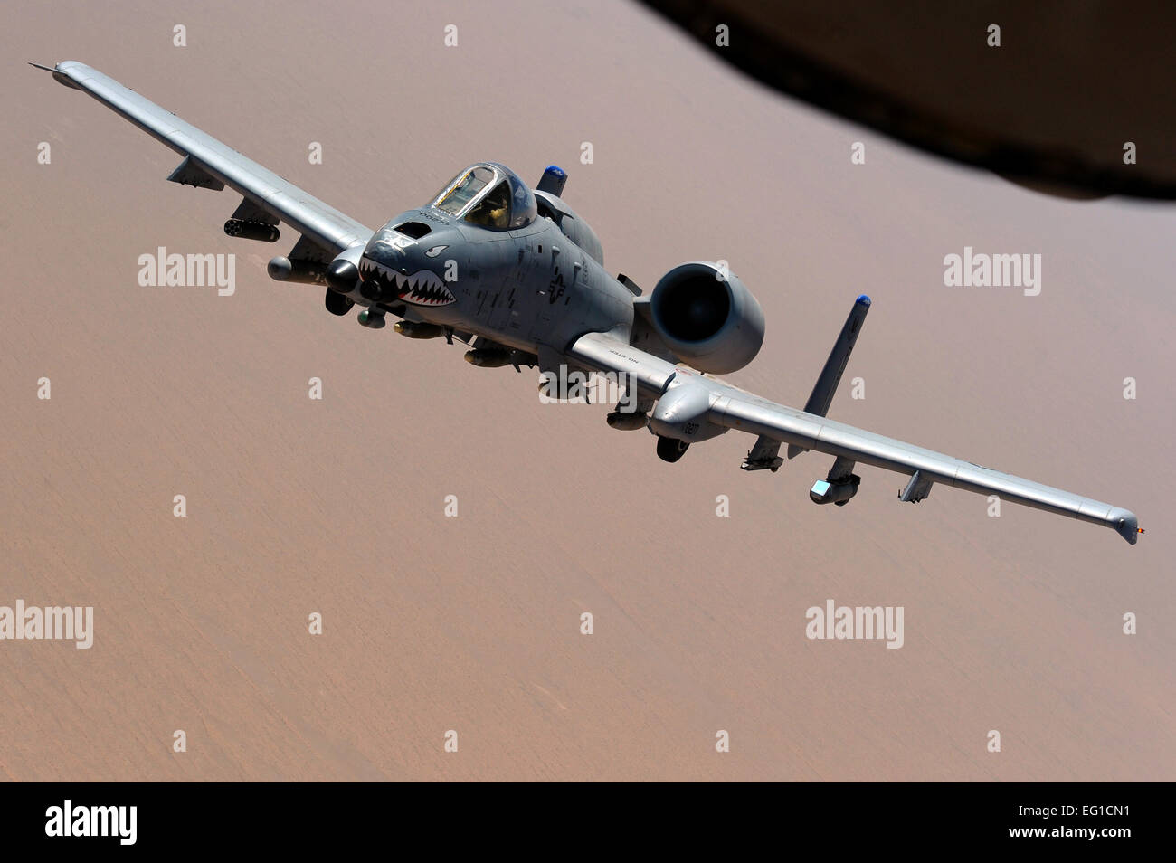 An A-10 Thunderbolt II, assigned to the 74th Fighter Squadron, Moody ...