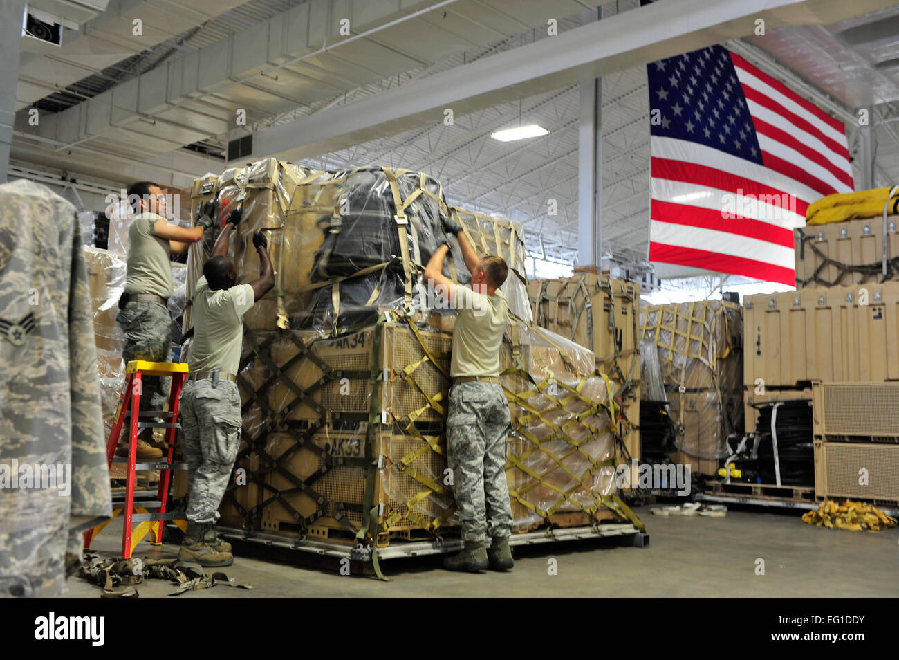 Airmen from the 621st Contingency Response Wing at Joint Base McGuire ...
