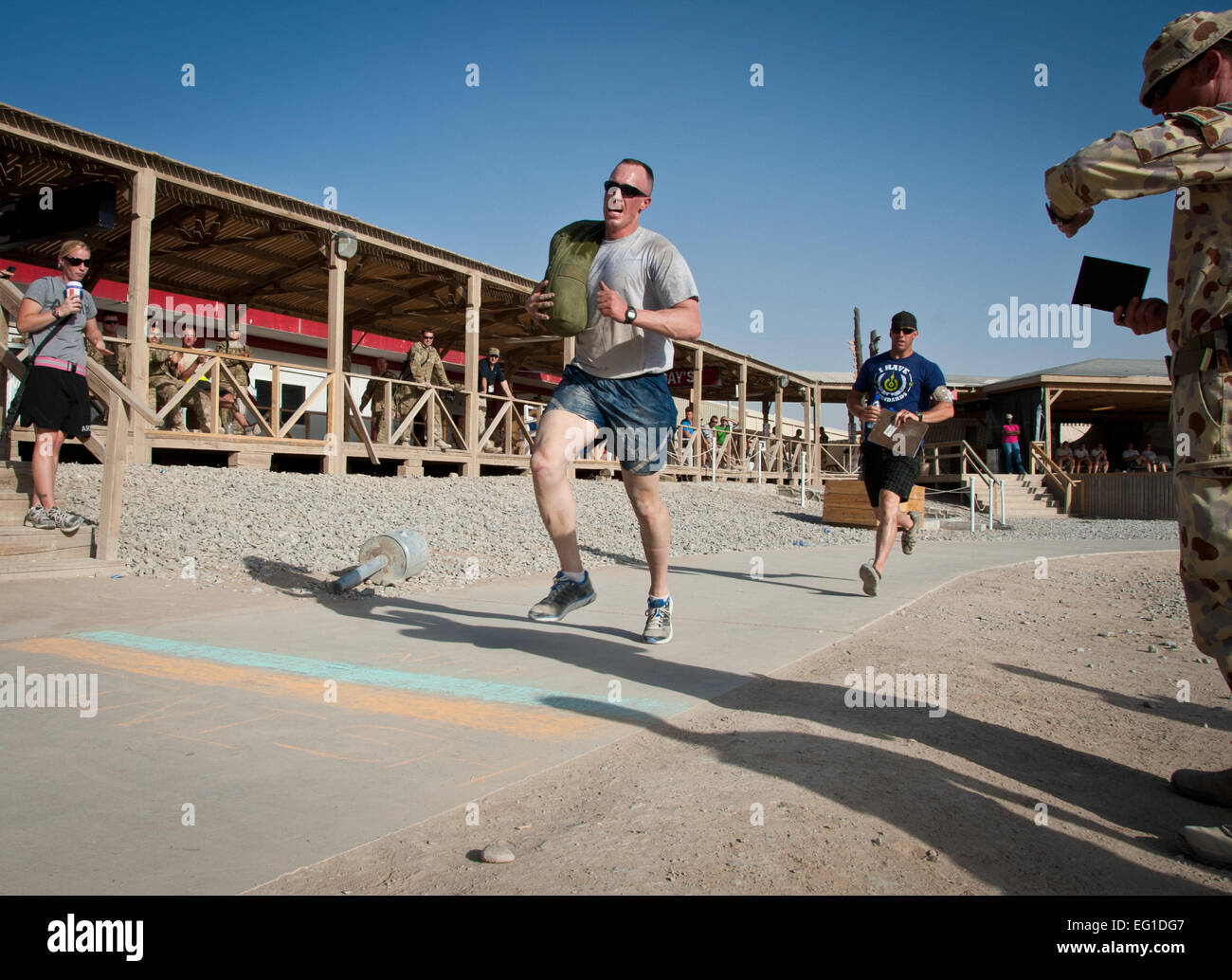 U.S. Air Force Staff Sgt. Andrew Smith from the 361st Expeditionary Reconnaissance Squadron ...