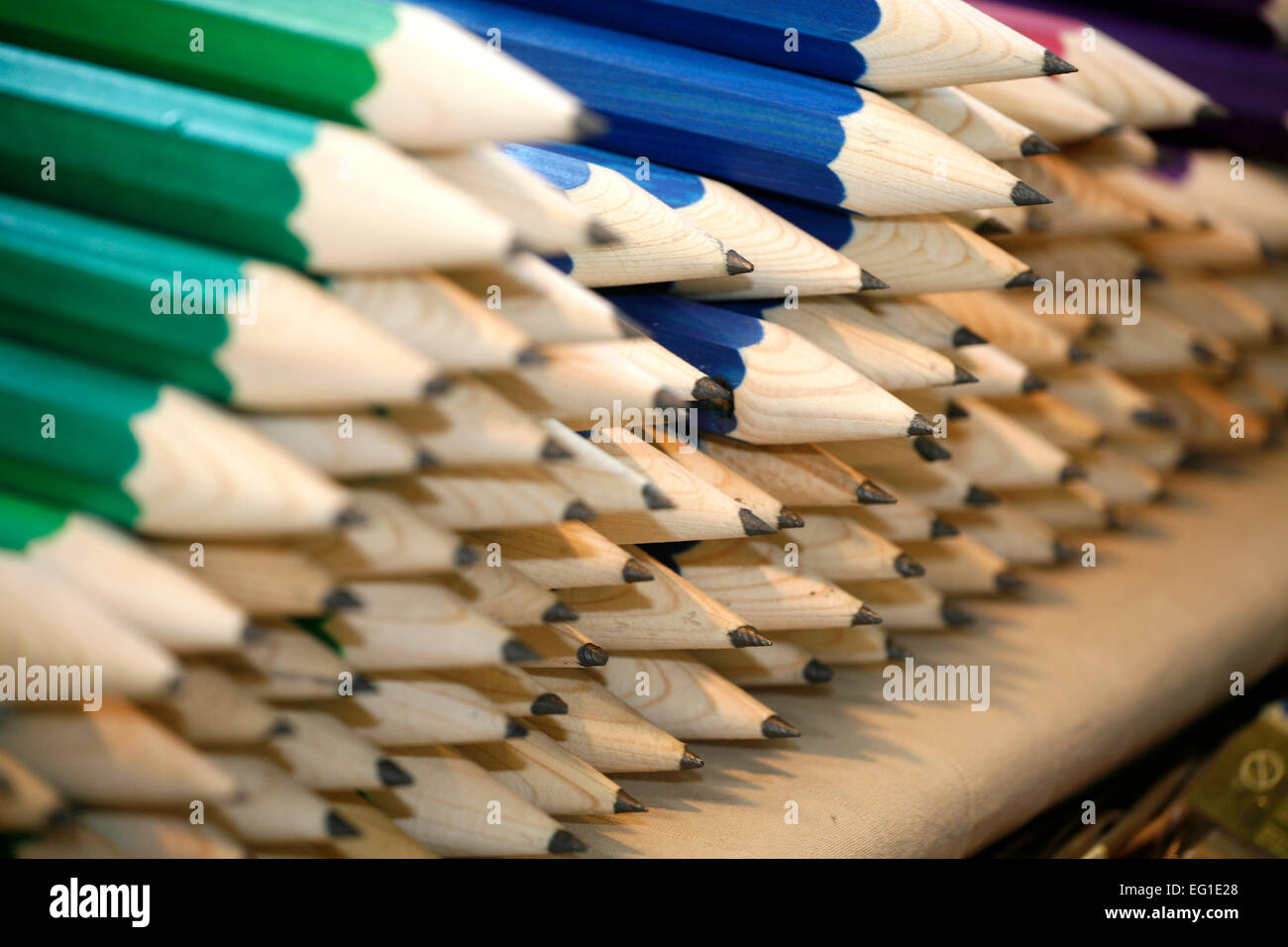 Colored drawing pencils in a variety of colors Stock Photo - Alamy