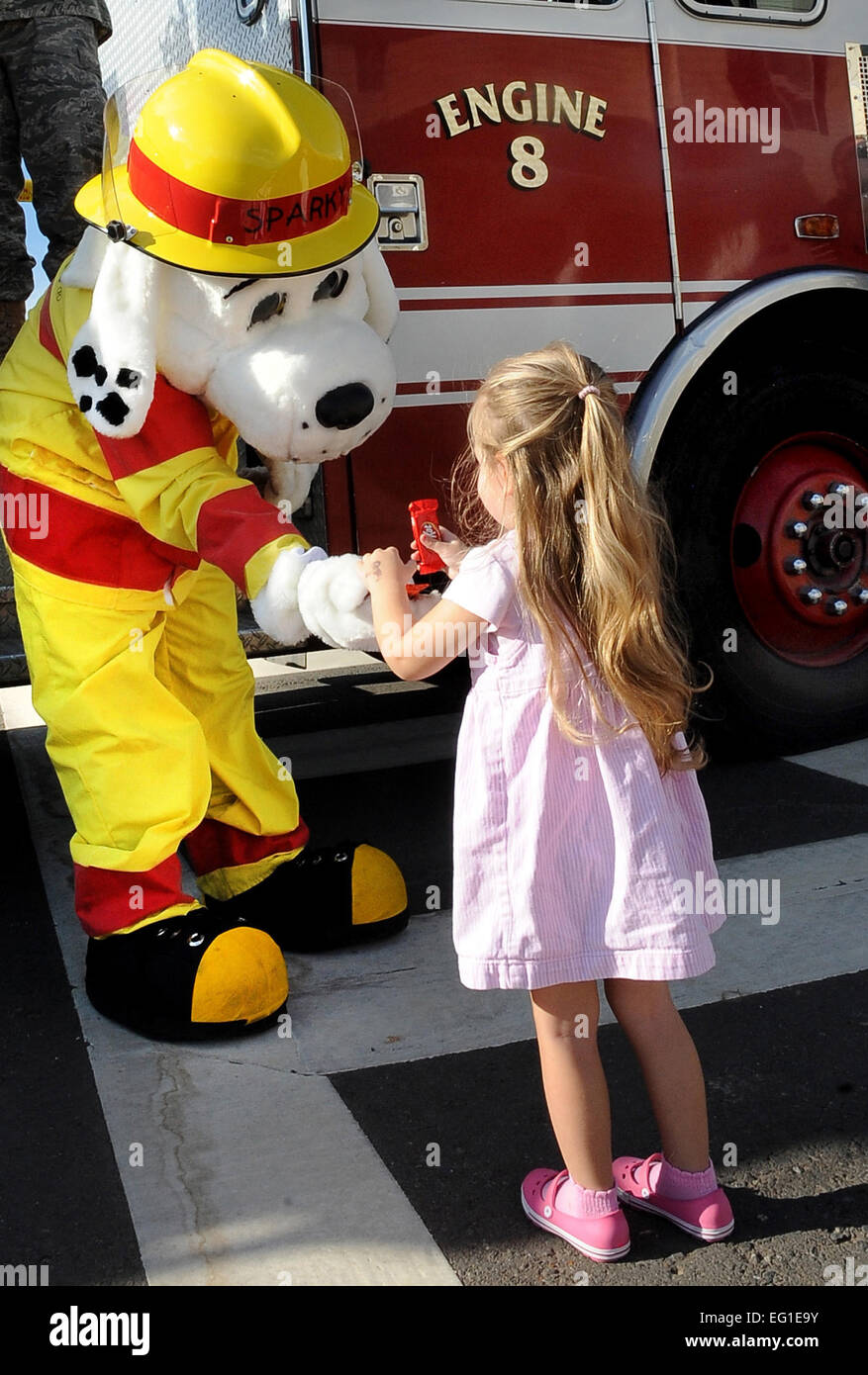 Eva, daughter of Peggy and U.S. Air Force Staff Sgt. Jesse Marshall, a ...