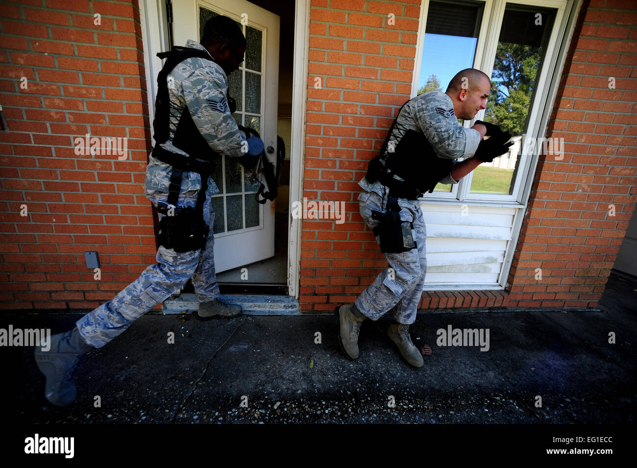 U.S. Air Force Staff Sgt. Nathaniel Williams, assigned to the 628th ...