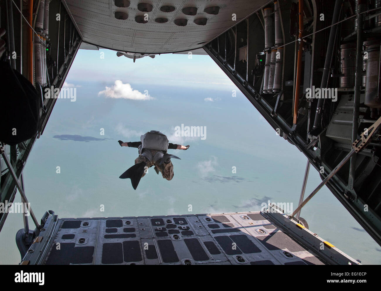 A pararescueman from the 920th Rescue Wing RQW at Patrick Air Force ...