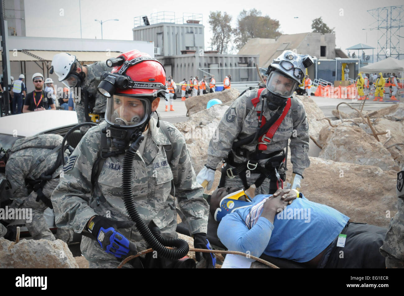 U.S. Air Force Tech. Sgt. Eliza Villa and Master Sgt. Angelina Perez ...