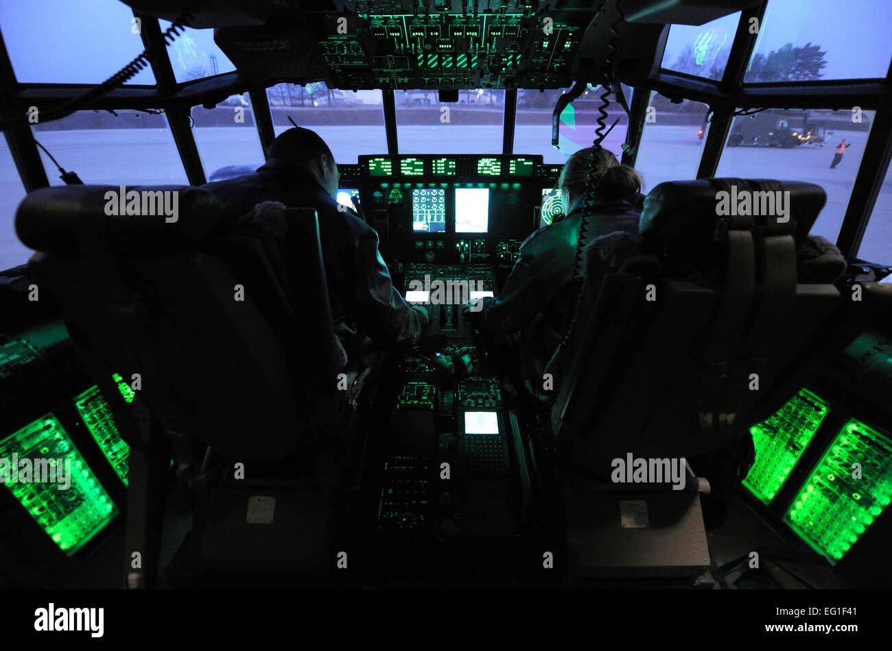 U.S. Air Force Lt. Col. Joshua Olson, the 37th Airlift Squadron AS ...