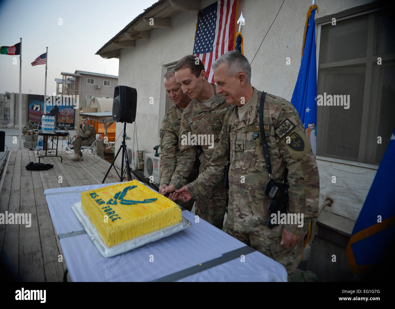 U.S. Air Force Brig. Gen. Mark Kelly, 455th Air Expeditionary Wing ...