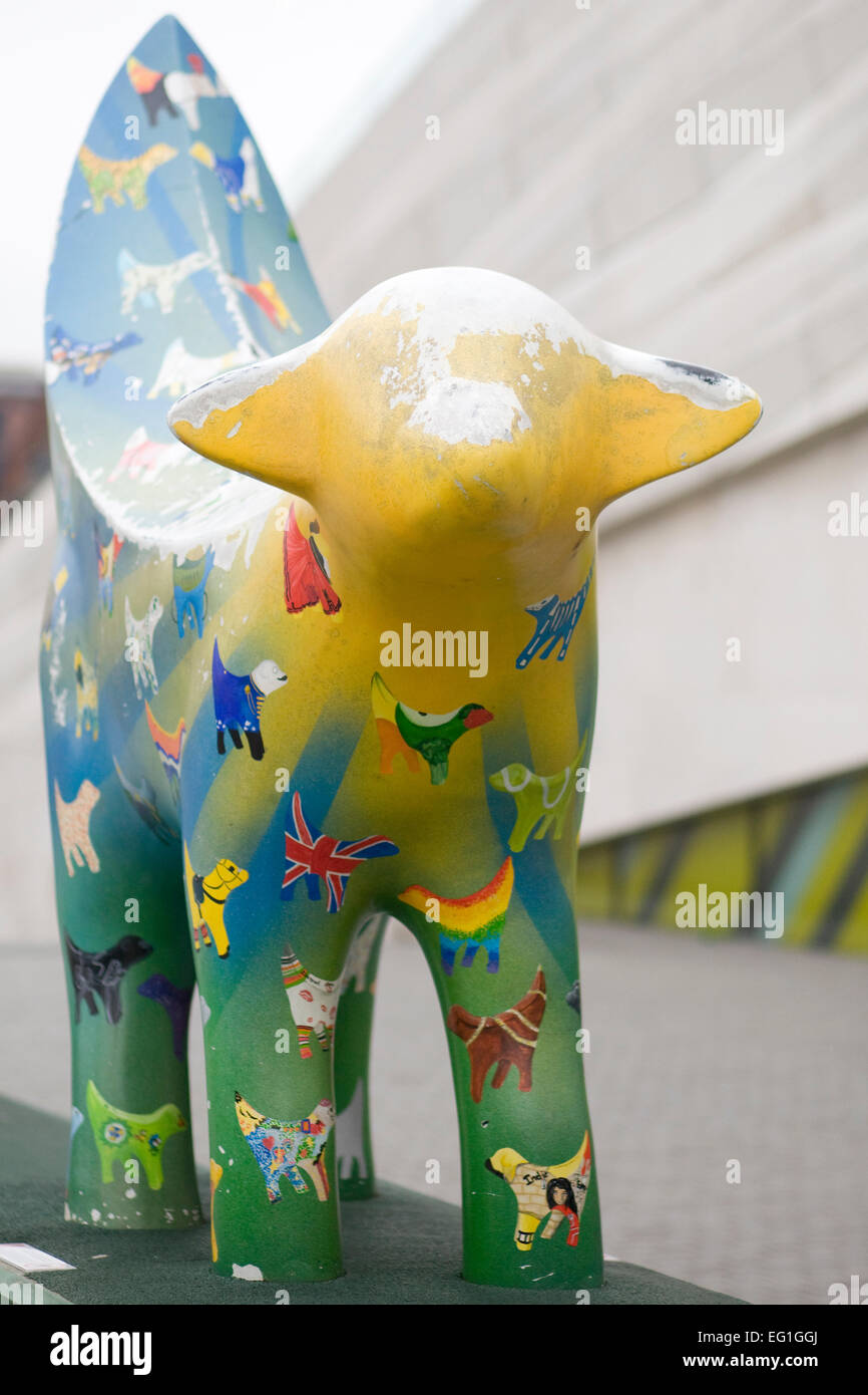 Super Lamb Banana Statue Liverpool Stock Photo - Alamy