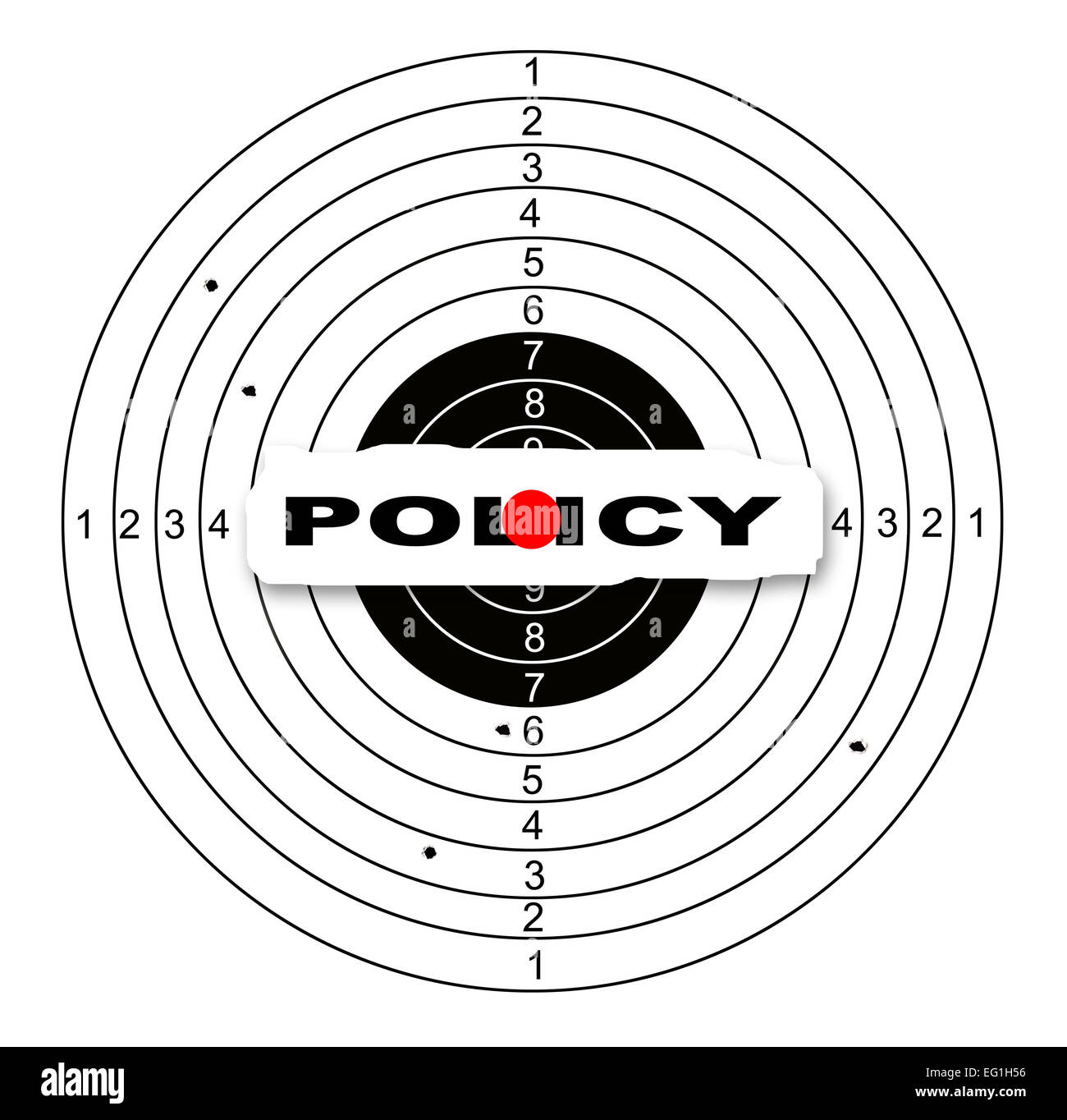 Policy target Cut Out Stock Images & Pictures - Alamy