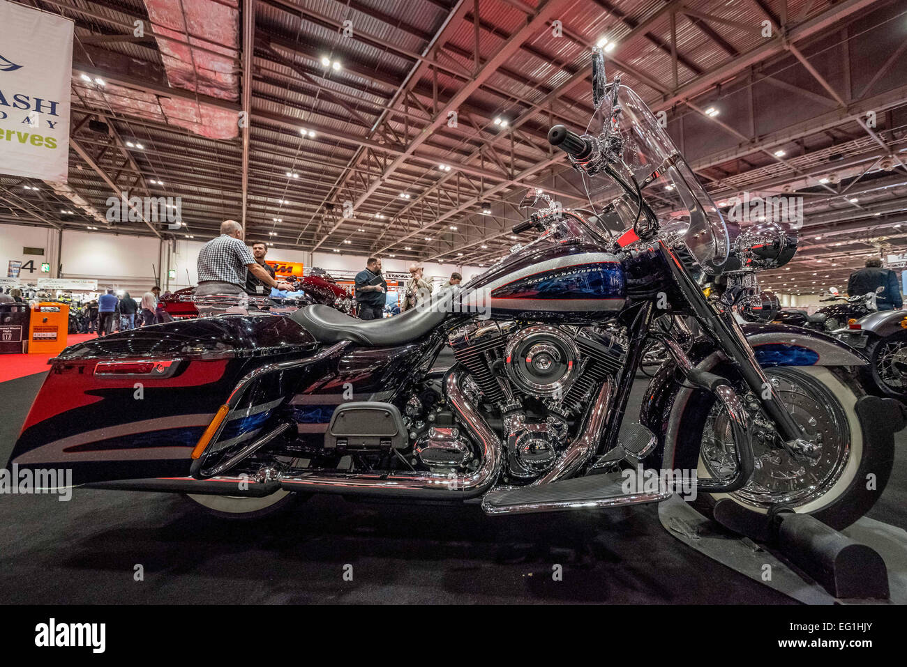Feb. 13, 2015 - Legendary Harley-Davidson presented motorbikes at ...