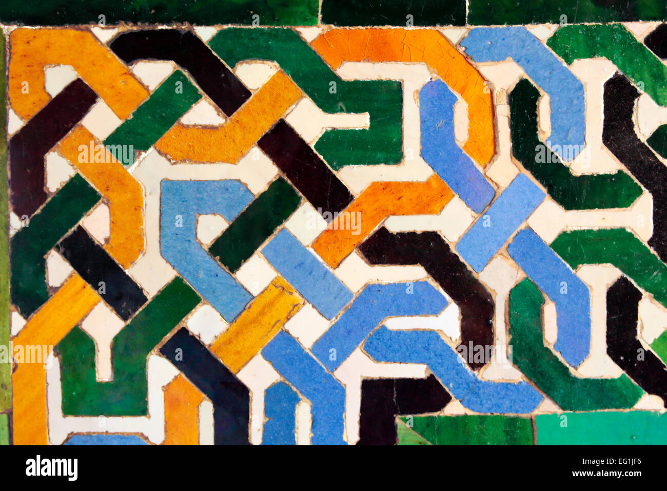 Alhambra tile hi-res stock photography and images - Alamy