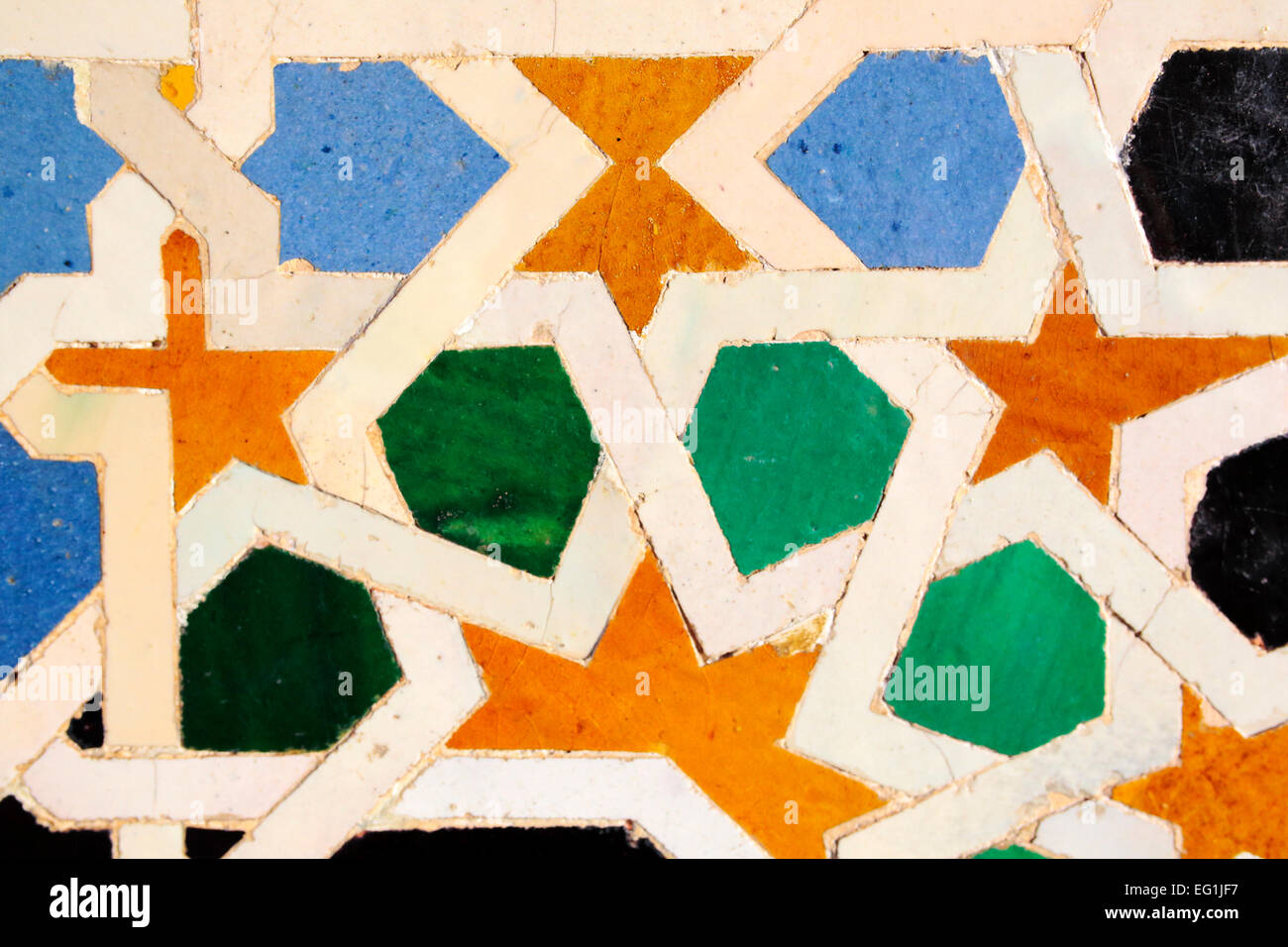 Tile art alhambra palace hi-res stock photography and images - Alamy