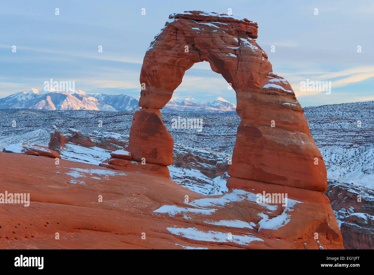 Delicate Arch Snow