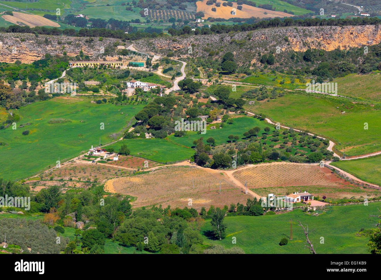 Aerial ronda town hi-res stock photography and images - Alamy