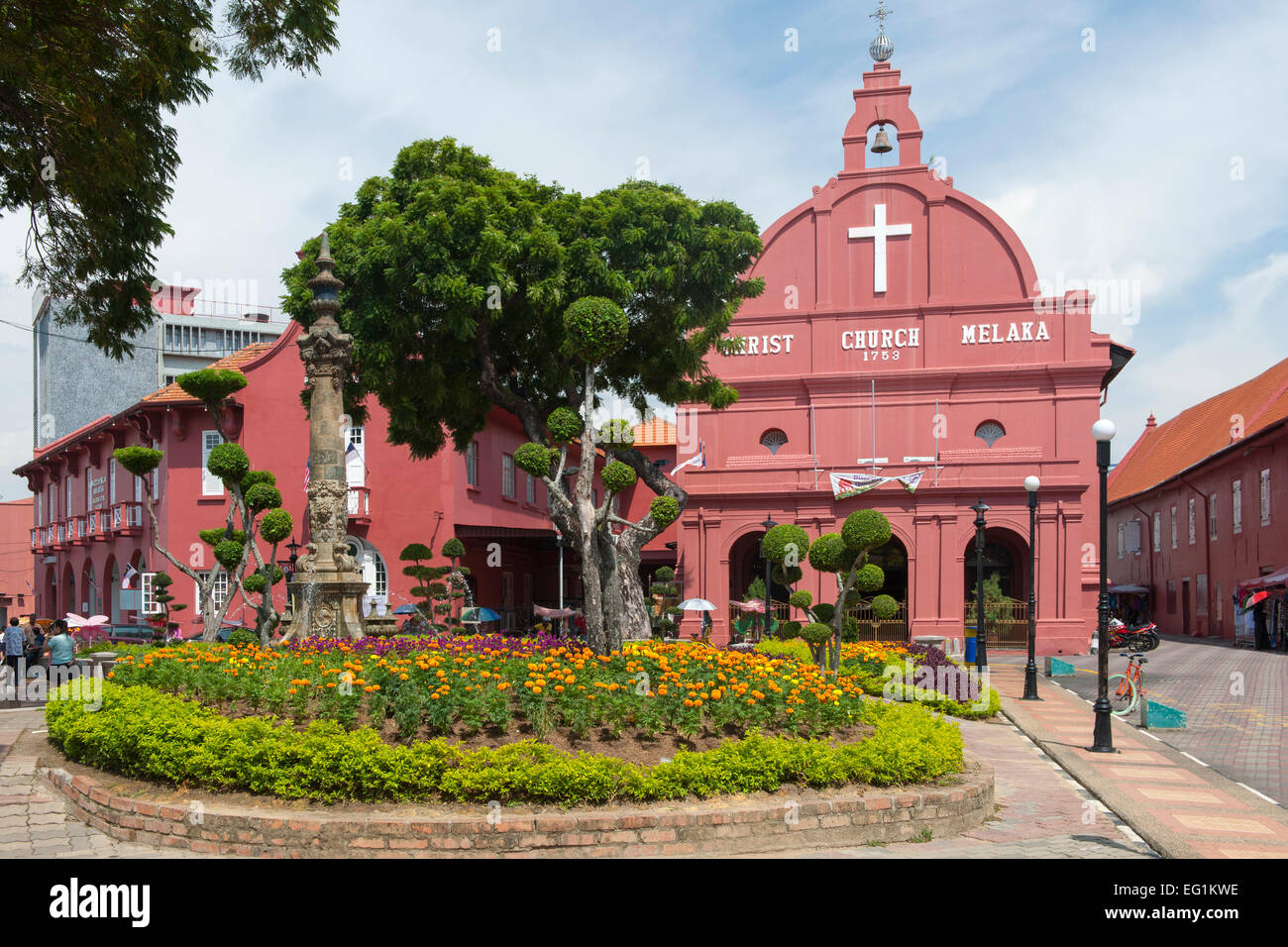 Malacca christ church hi-res stock photography and images - Alamy