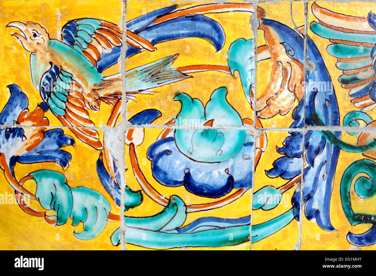 Azuleho, ceramic tile, Museum of Fine Arts (Museo de Bellas Artes ...