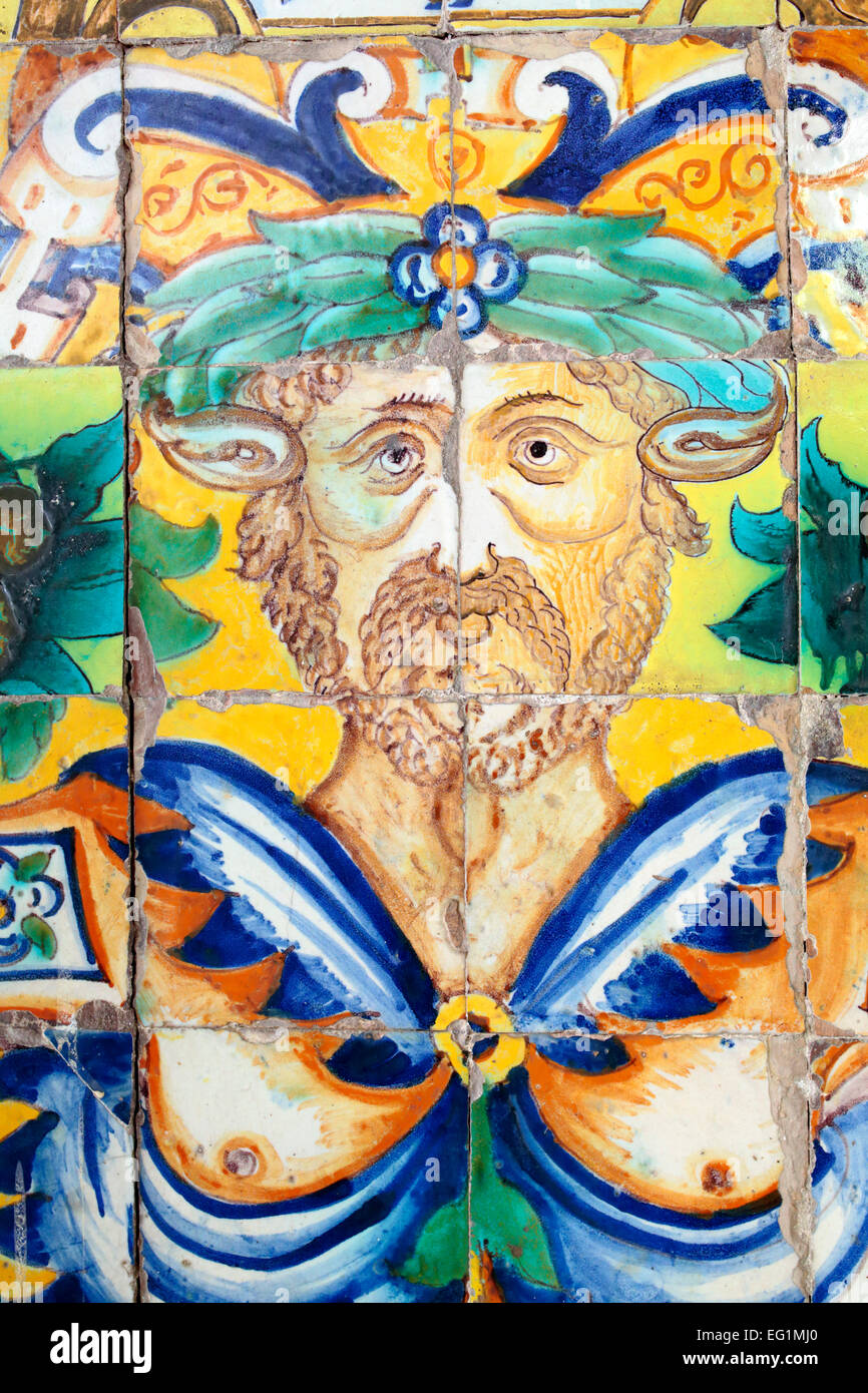 Azuleho, ceramic tile, Museum of Fine Arts (Museo de Bellas Artes ...