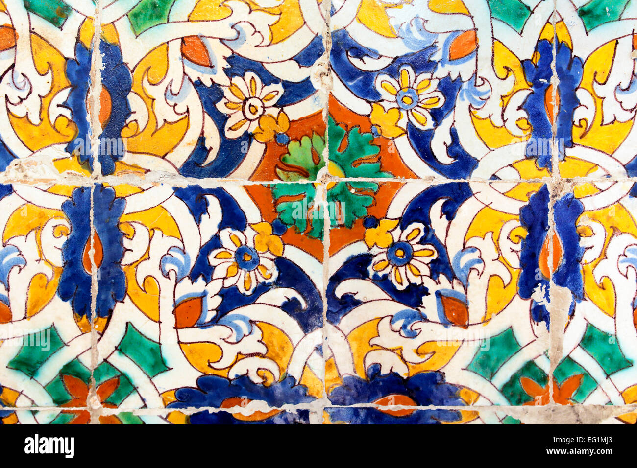 Azuleho, ceramic tile, Museum of Fine Arts (Museo de Bellas Artes ...
