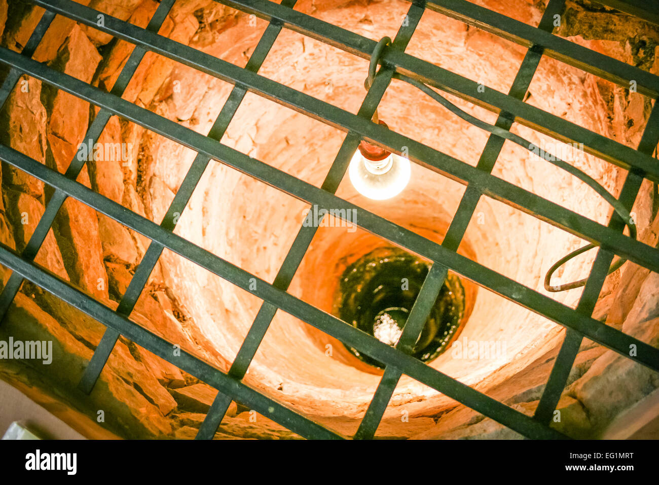 Roman Well inside a house near Hadrian's Wall U.K Stock Photo - Alamy