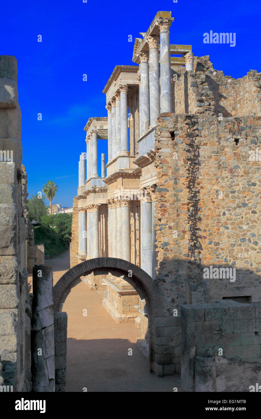 Roman theatre, Merida, Extremadura, Spain Stock Photo - Alamy