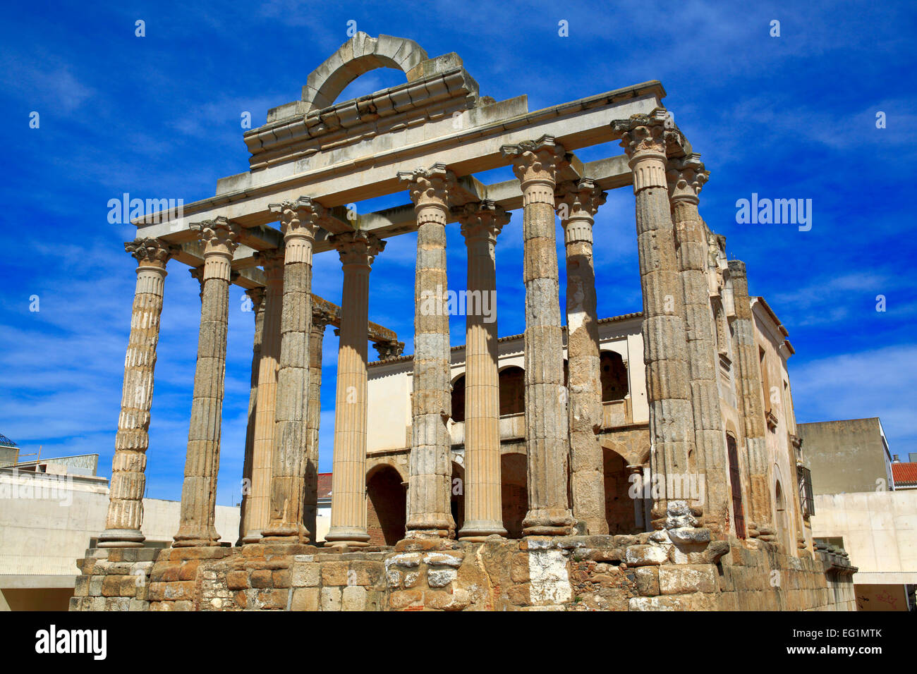 Temple diana roman forum merida hi-res stock photography and images - Alamy