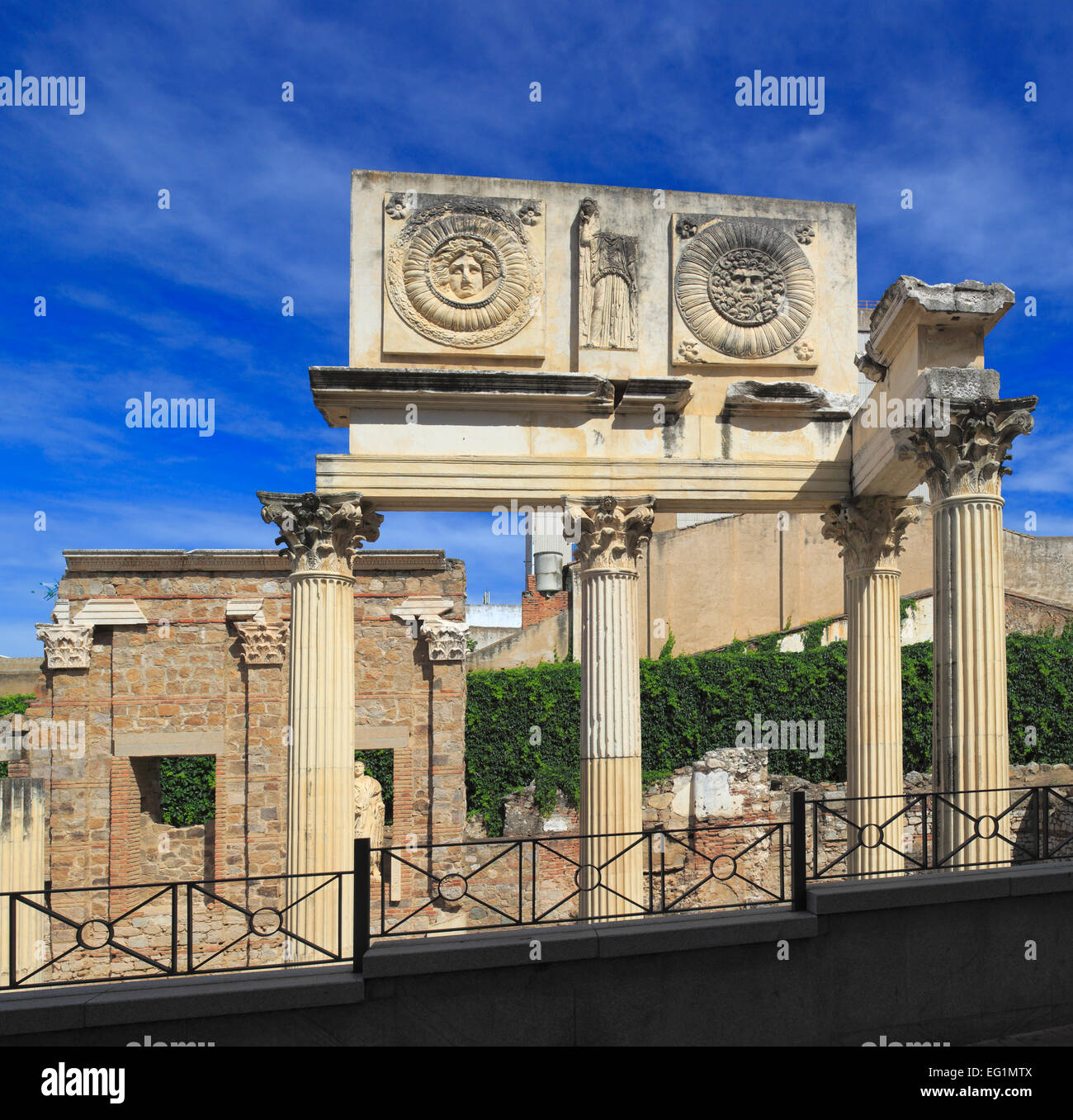Roman Forum, Merida, Extremadura, Spain Stock Photo - Alamy