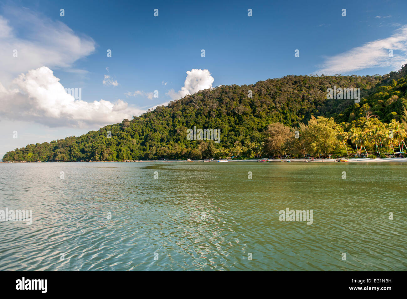 Monkey Beach in the Penang National Park in Penang, Malaysia Stock ...