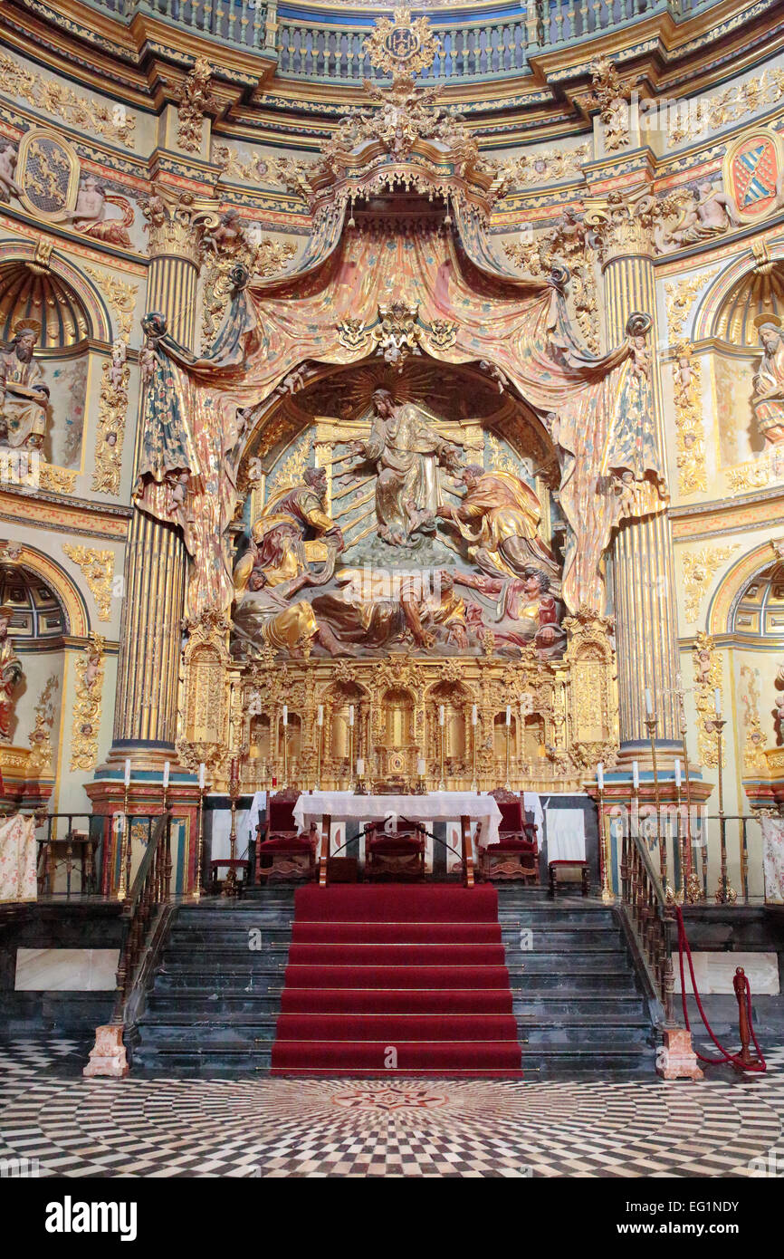 Interior of Capilla del Salvador (Redeemer Chapel, Chapel of the ...