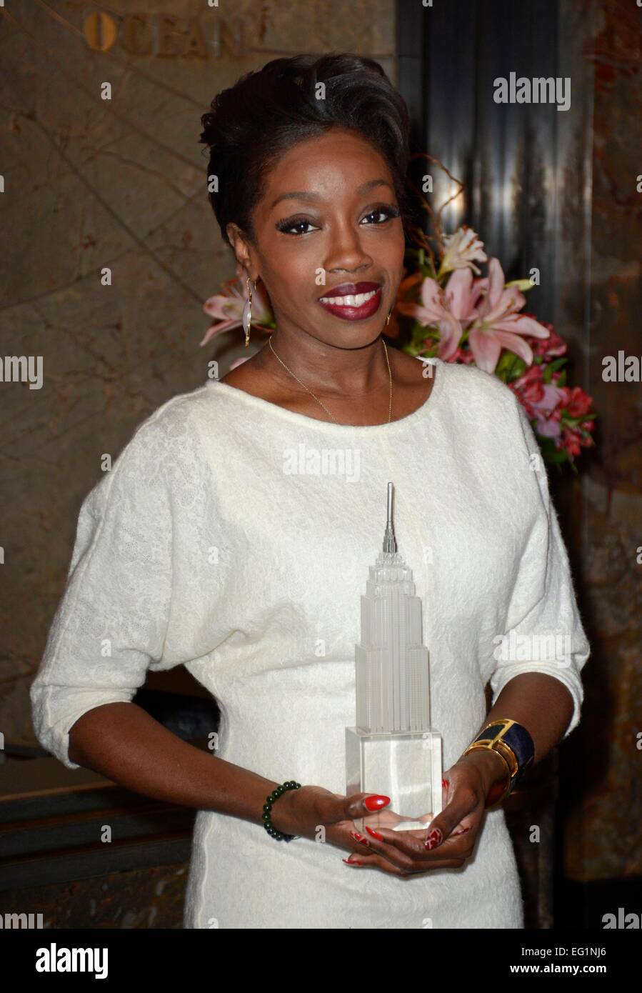New York, NY, USA. 13th Feb, 2015. Estelle at a public appearance for ...