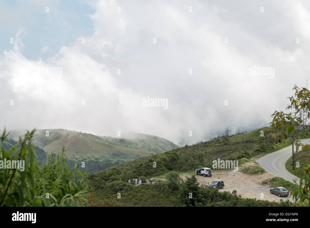 Orographic clouds above mountains hi-res stock photography and images ...