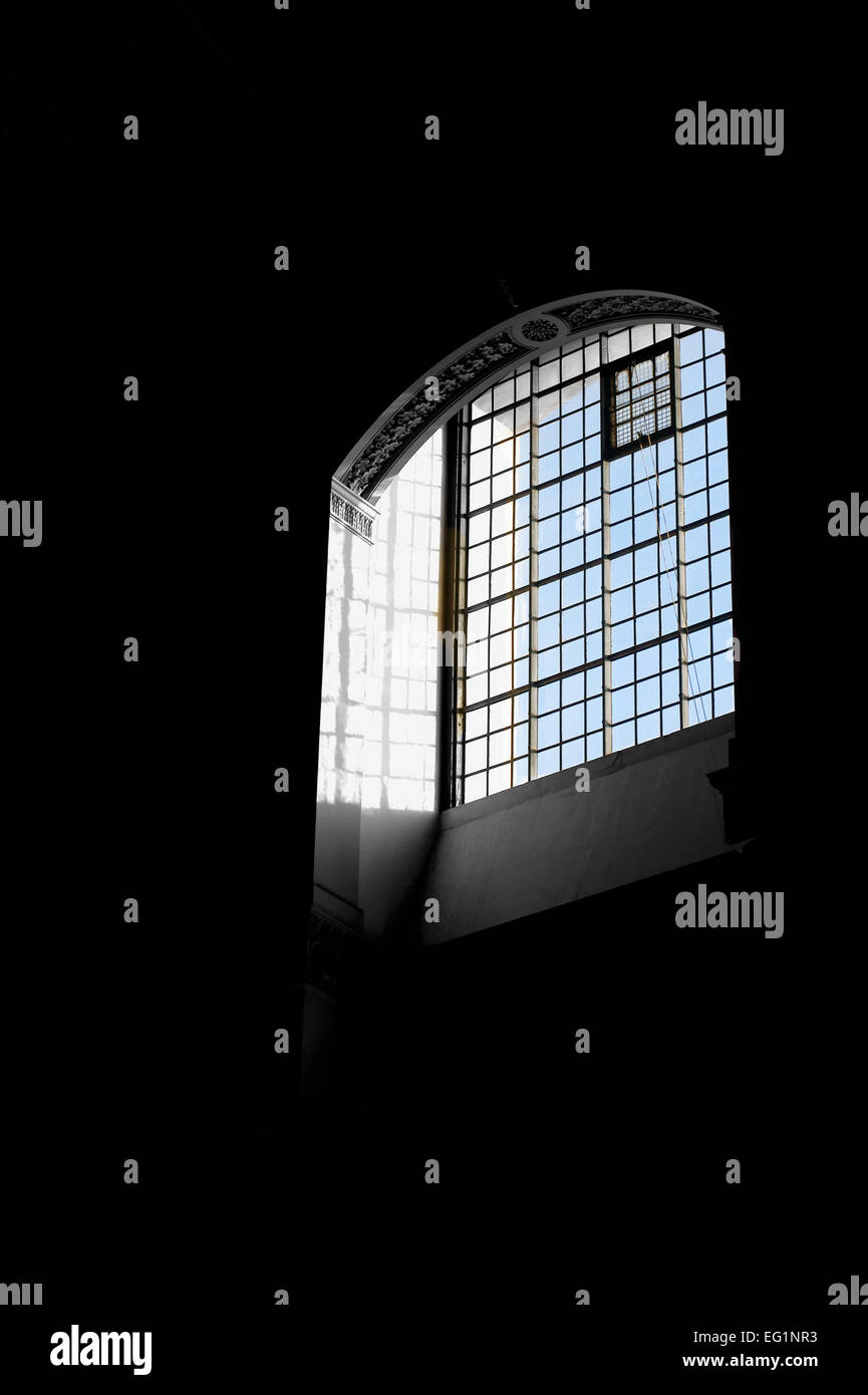 Light shining dark room through hi-res stock photography and images - Alamy