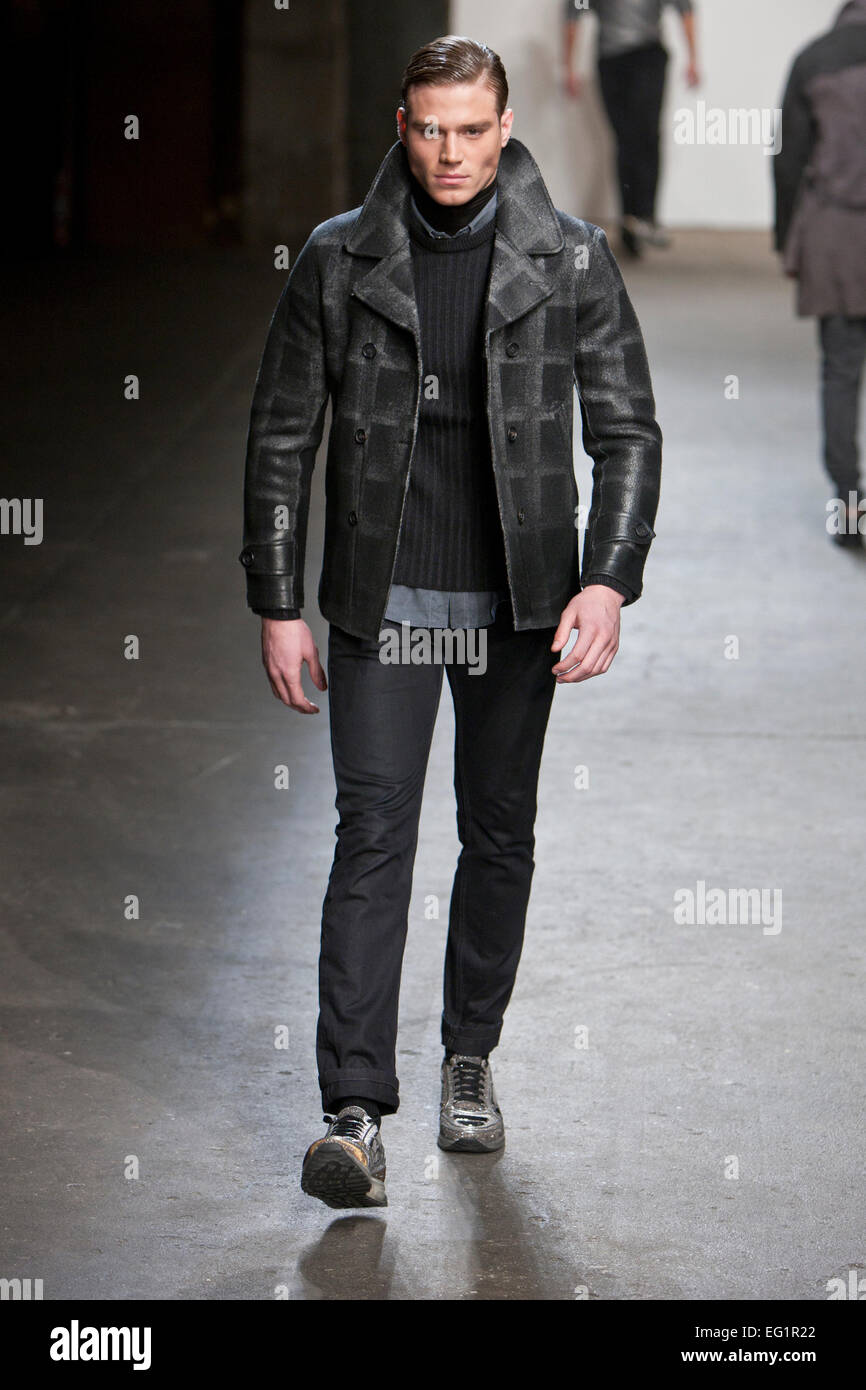 New York, USA. 13th February, 2015. Asaf Gannot Fall Winter 2015 runway ...