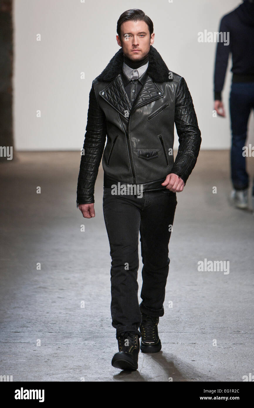 New York, USA. 13th February, 2015. Asaf Gannot Fall Winter 2015 runway ...