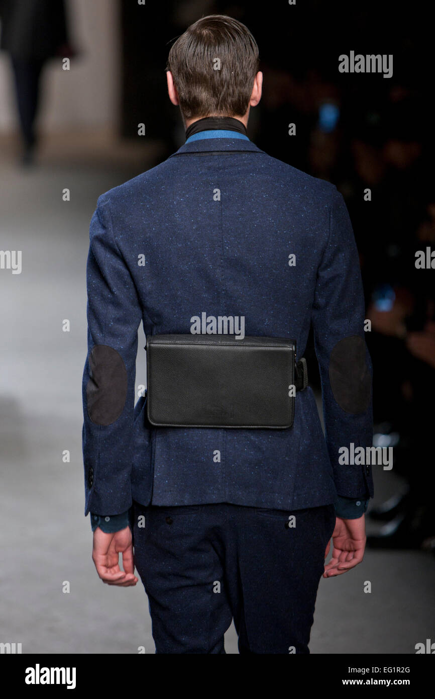 New York, USA. 13th February, 2015. Asaf Gannot Fall Winter 2015 runway ...