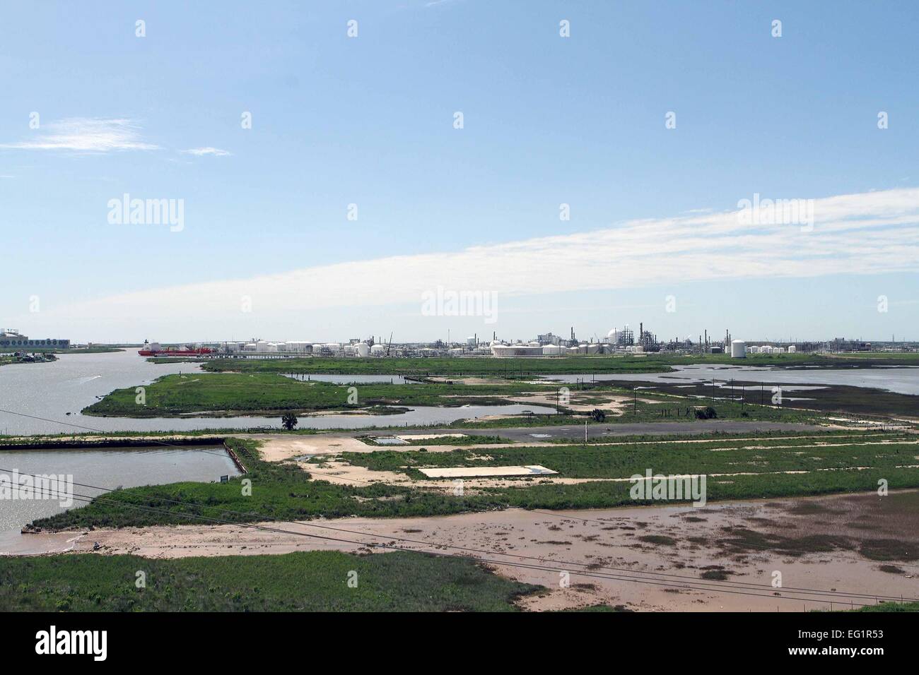 Oil refinery at Houston, Texas Stock Photo - Alamy