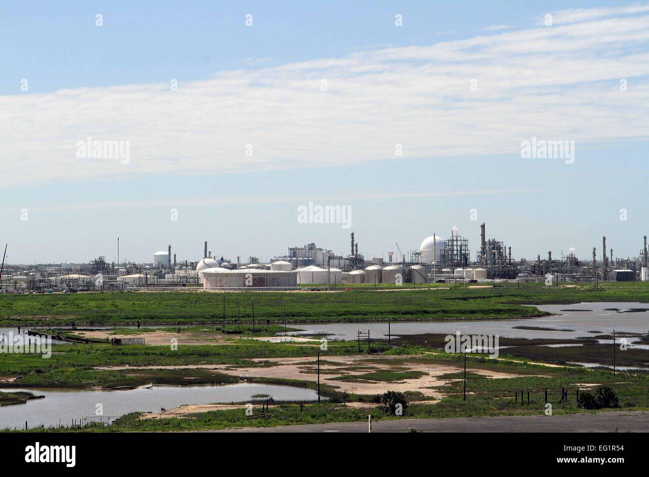Oil refinery at Houston, Texas Stock Photo - Alamy